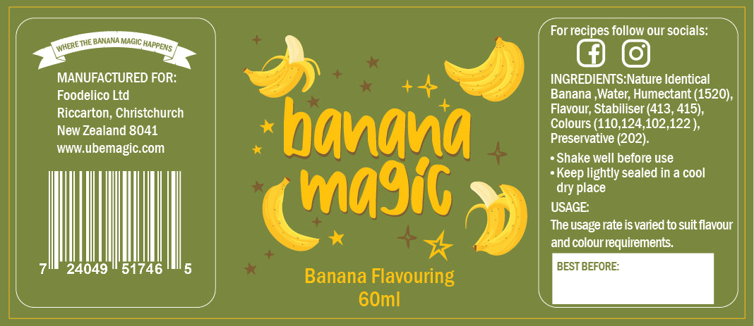 Banana Magic 60 ML – Ube Magic Purple Yam Flavouring