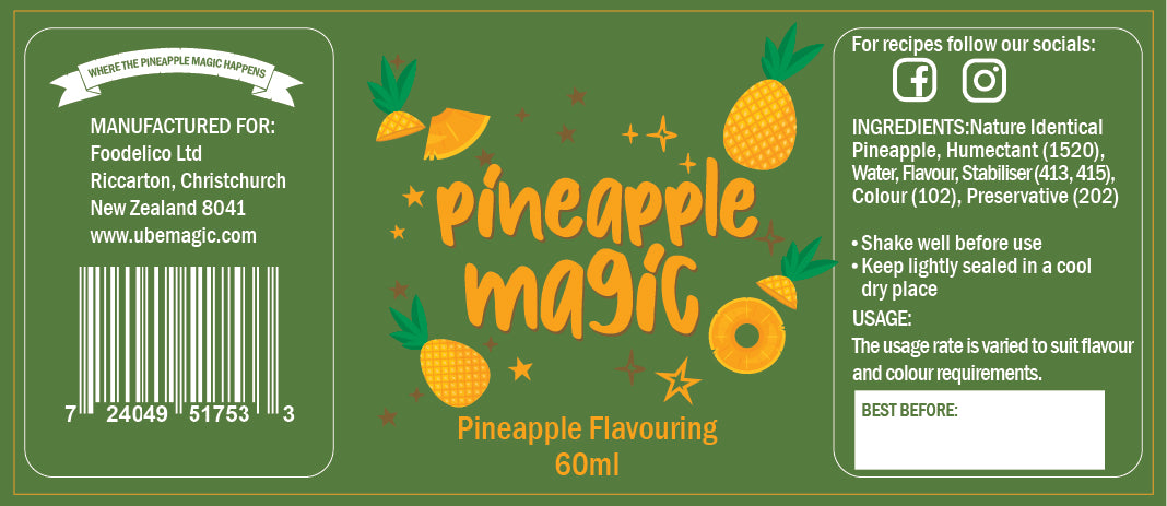 Pineapple Magic 60 ML – Ube Magic Purple Yam Flavouring
